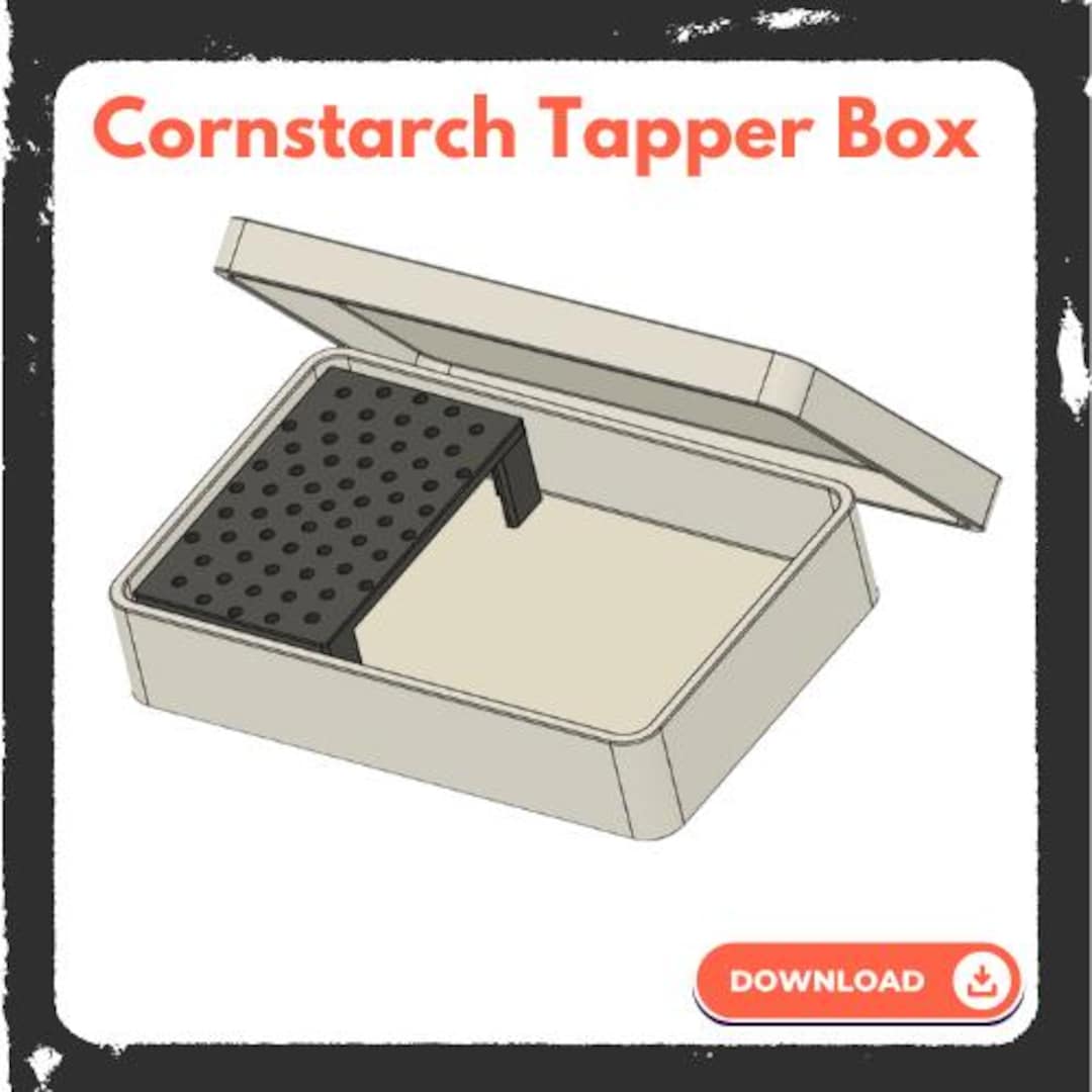 Cornstarch Tapper STL Digital File, Polymer Clay Artist Tools ...