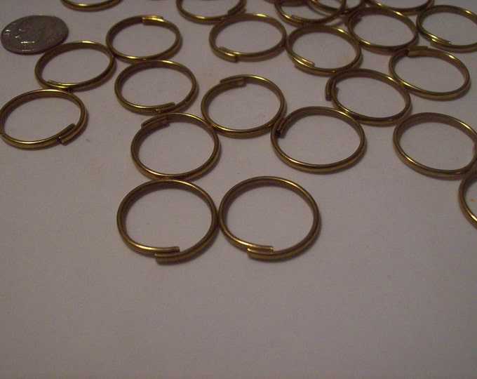 Vintage Brass Adjustable Ring Shanks Diy-lot of 10 - Etsy