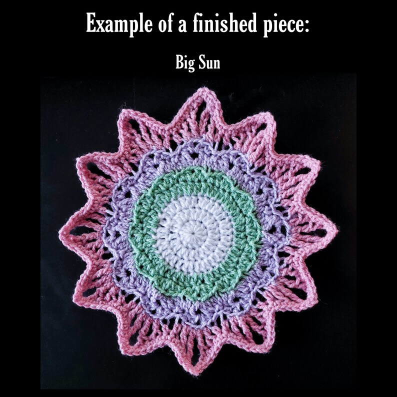 Sun Coasters - Crochet Pattern | DIGITAL DOWNLOAD - Etsy