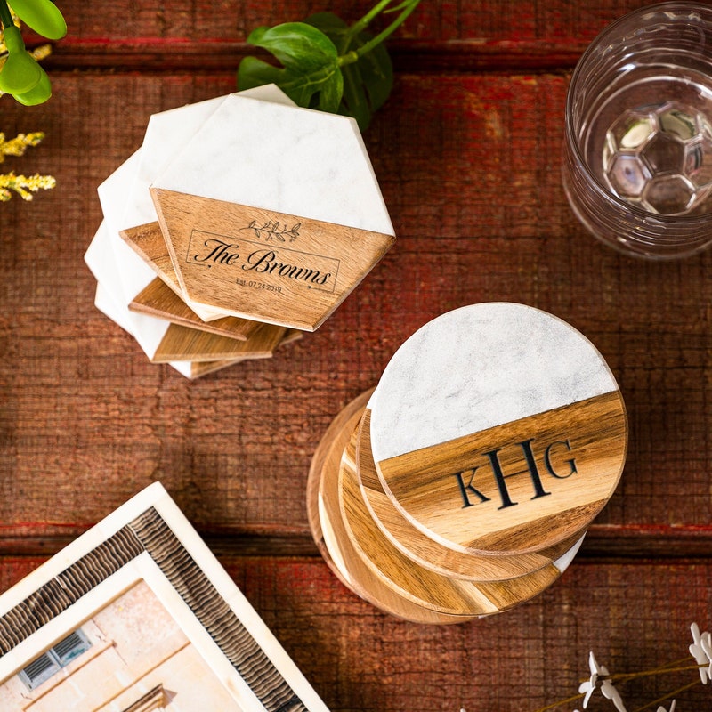 Coasters Marble or Resin - Etsy