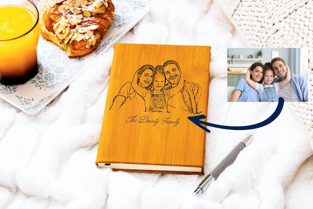Custom Family Photo Journal, Custom Photo Gift, Personalized Gifts ...