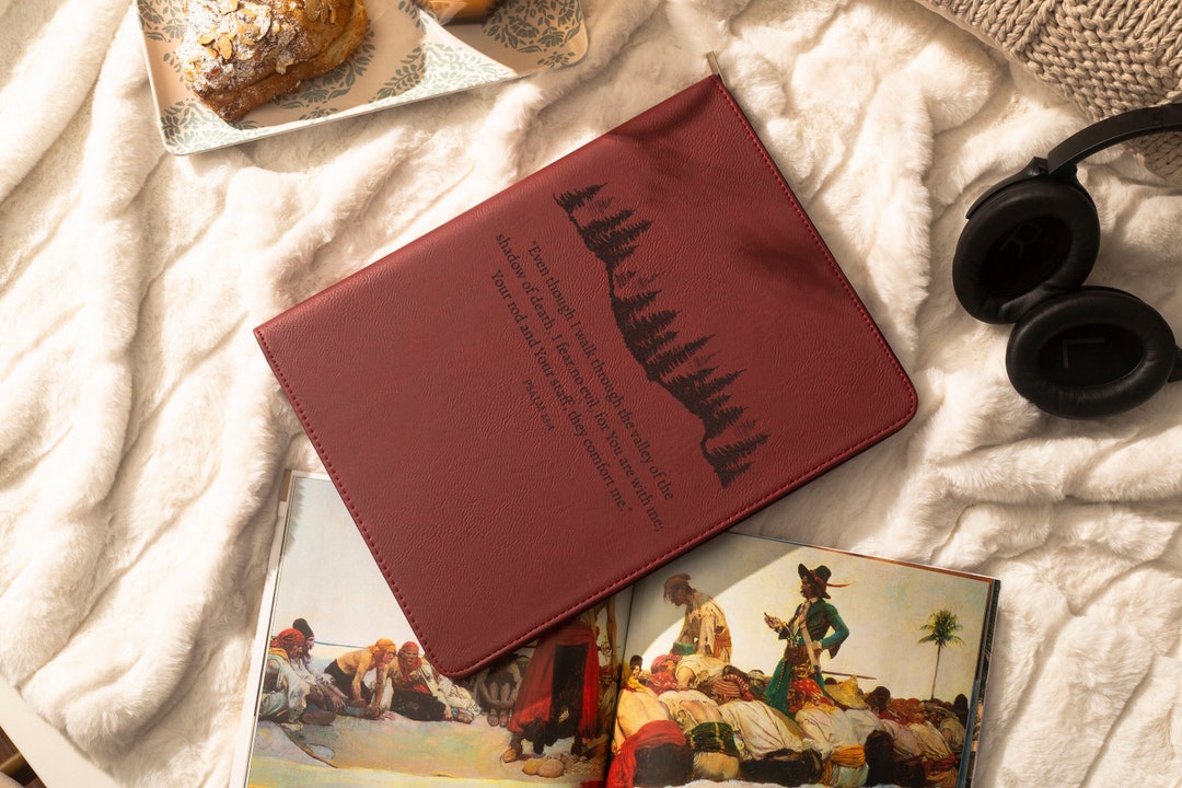 Custom Quote Gift, Personalized Zipper Portfolio, Bible Verse Gift ...