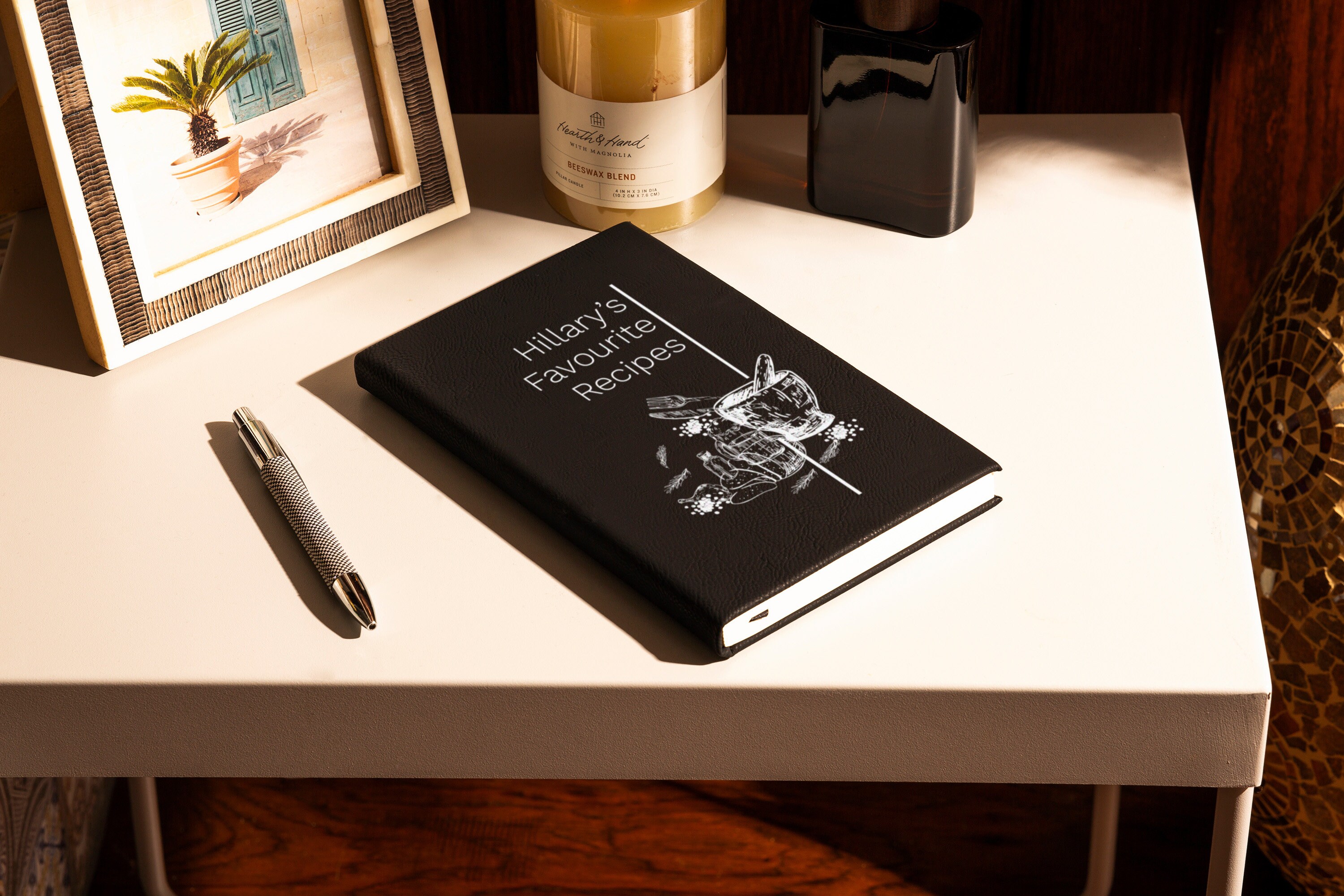 Personalized Leather Cook Book, Monogram Initials Cook Book ...