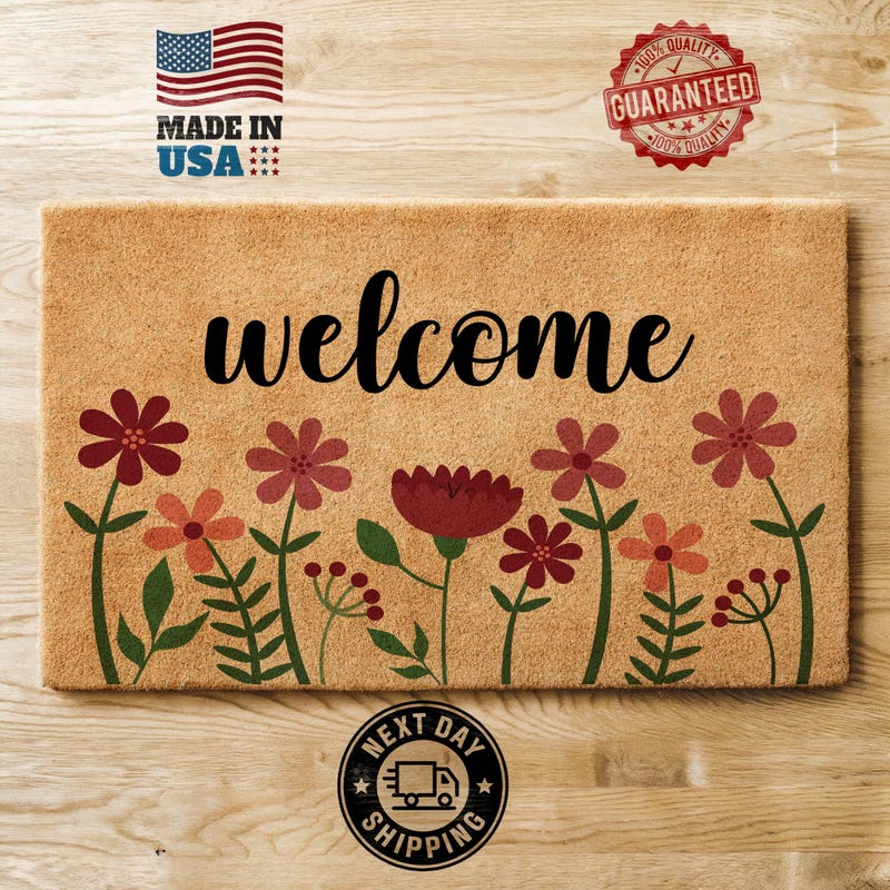 Boho Door Mat - Etsy