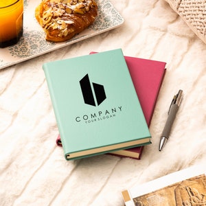 Custom Company Logo Journal, Company Logo Notebook, Custom Leather ...