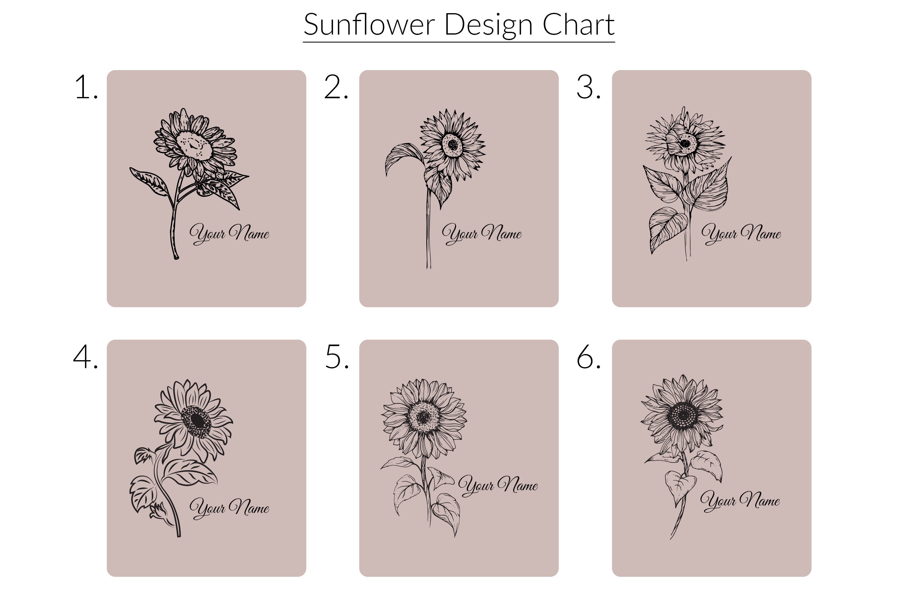Sunflower Leather Portfolio, Sunflower Engraved Zipper Portfolio ...