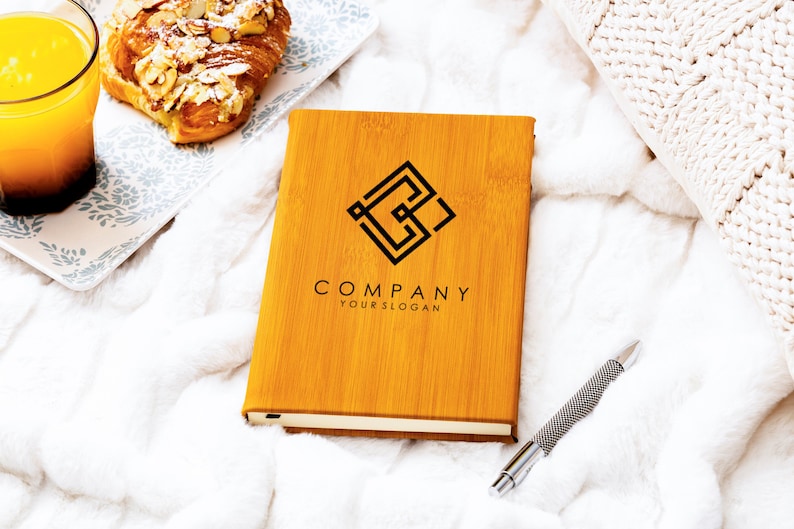 Custom Company Logo Journal, Company Logo Notebook, Custom Leather ...