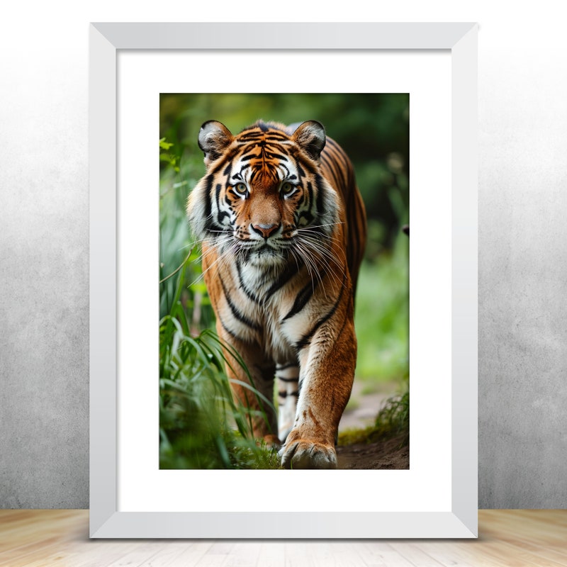 Framed Tiger Print - Etsy