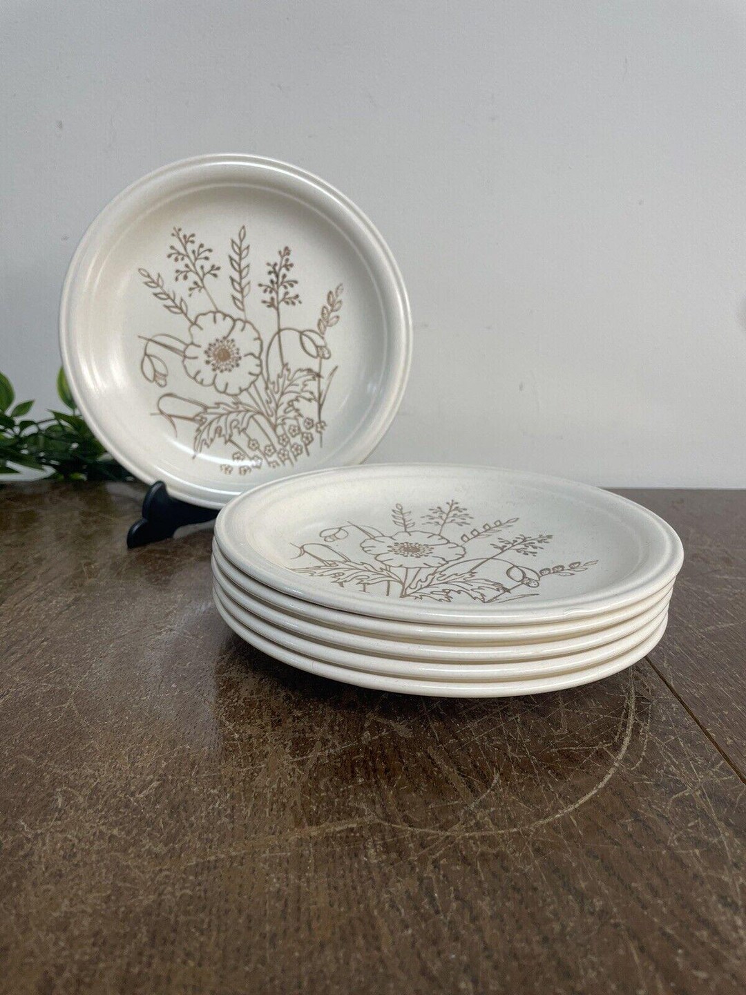 Vintage John Tams Banquet Side Plates – Set of 6, Floral Pattern - Etsy UK