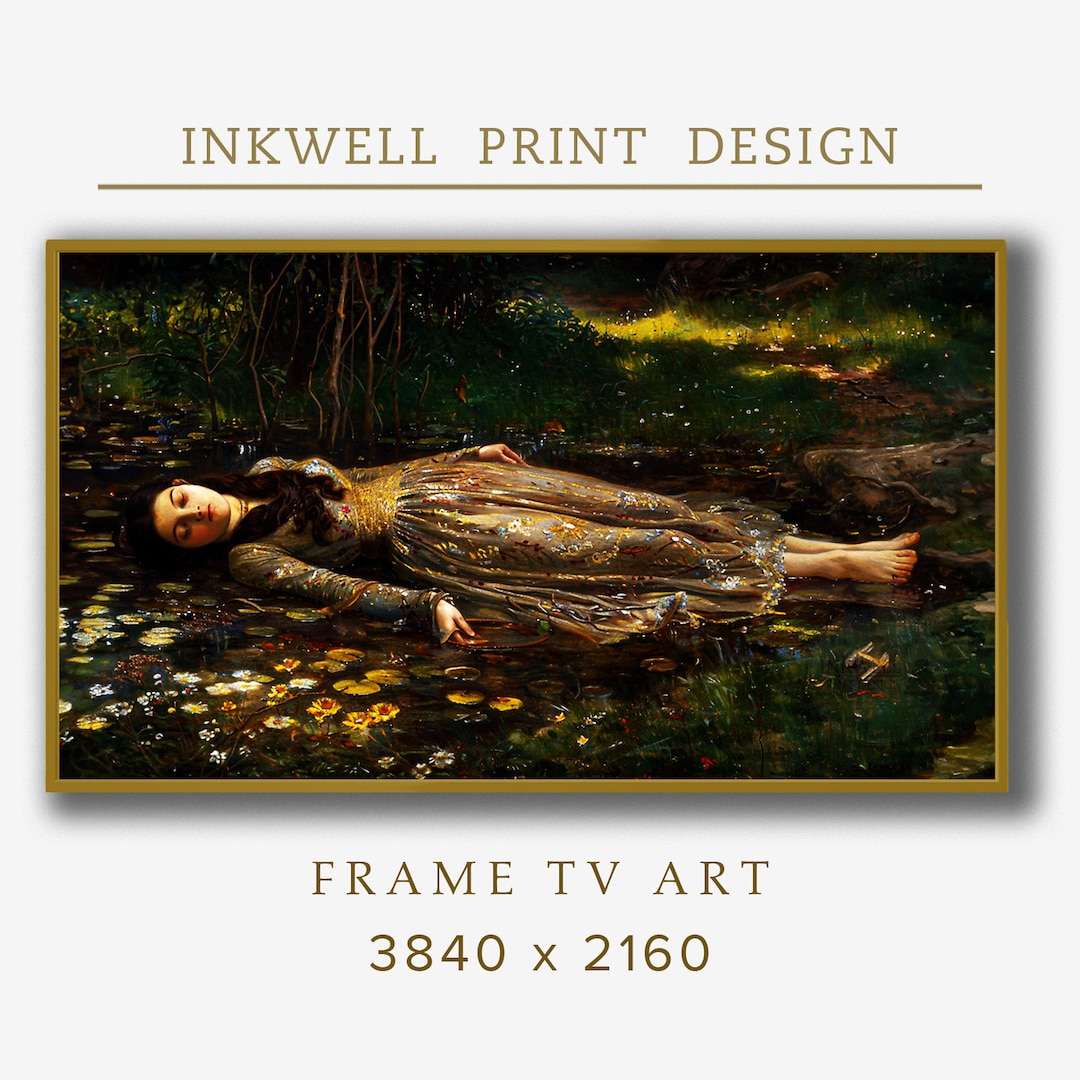 Ophelia Frame TV Art, Ophelia Painting, Figure Art, Historical Art ...