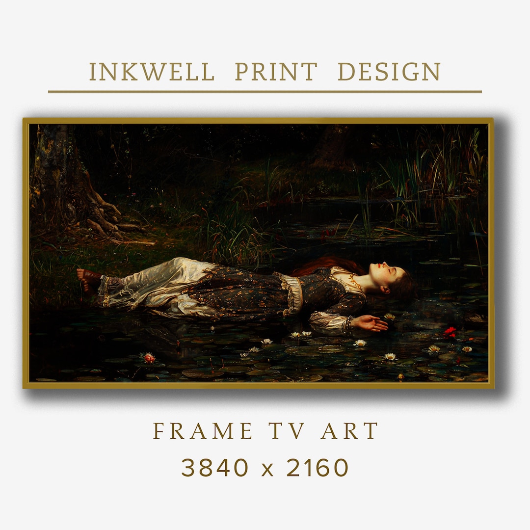 Ophelia Frame TV Art, Ophelia Painting, Figure Art, Historical Art ...