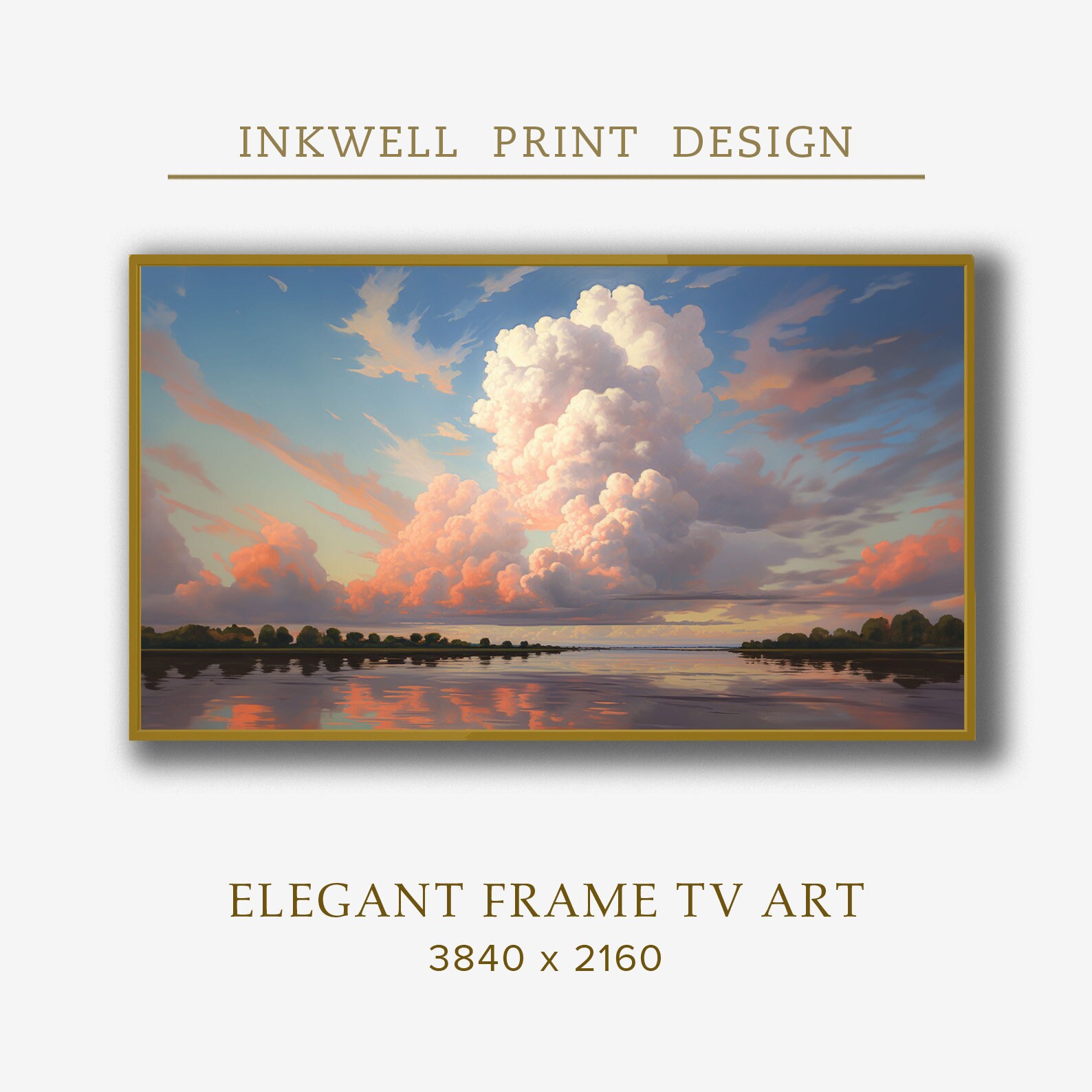 Clouds Landscape, Samsung Frame TV, Trees, Field Landscape, Country ...