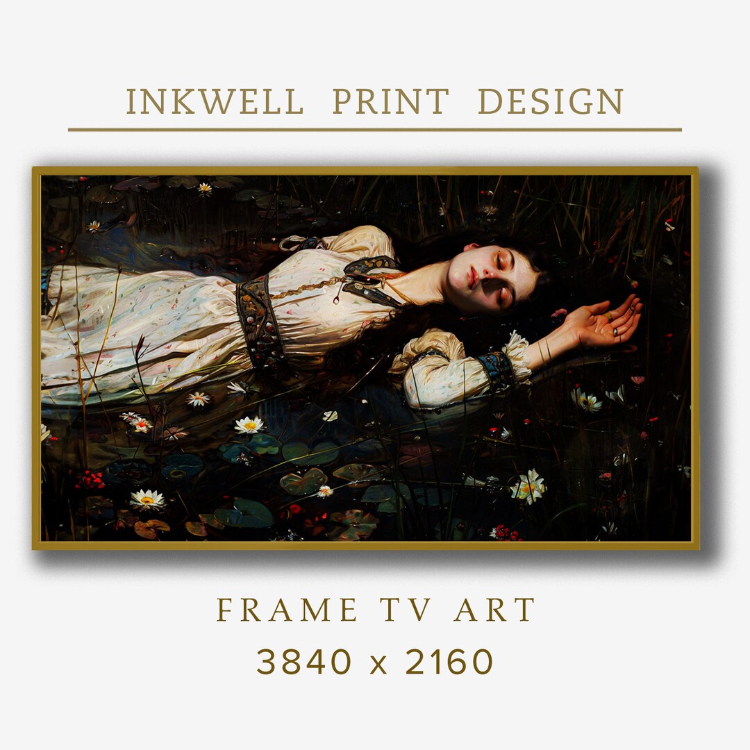 Ophelia Frame TV Art, Ophelia Painting, Figure Art, Historical Art ...
