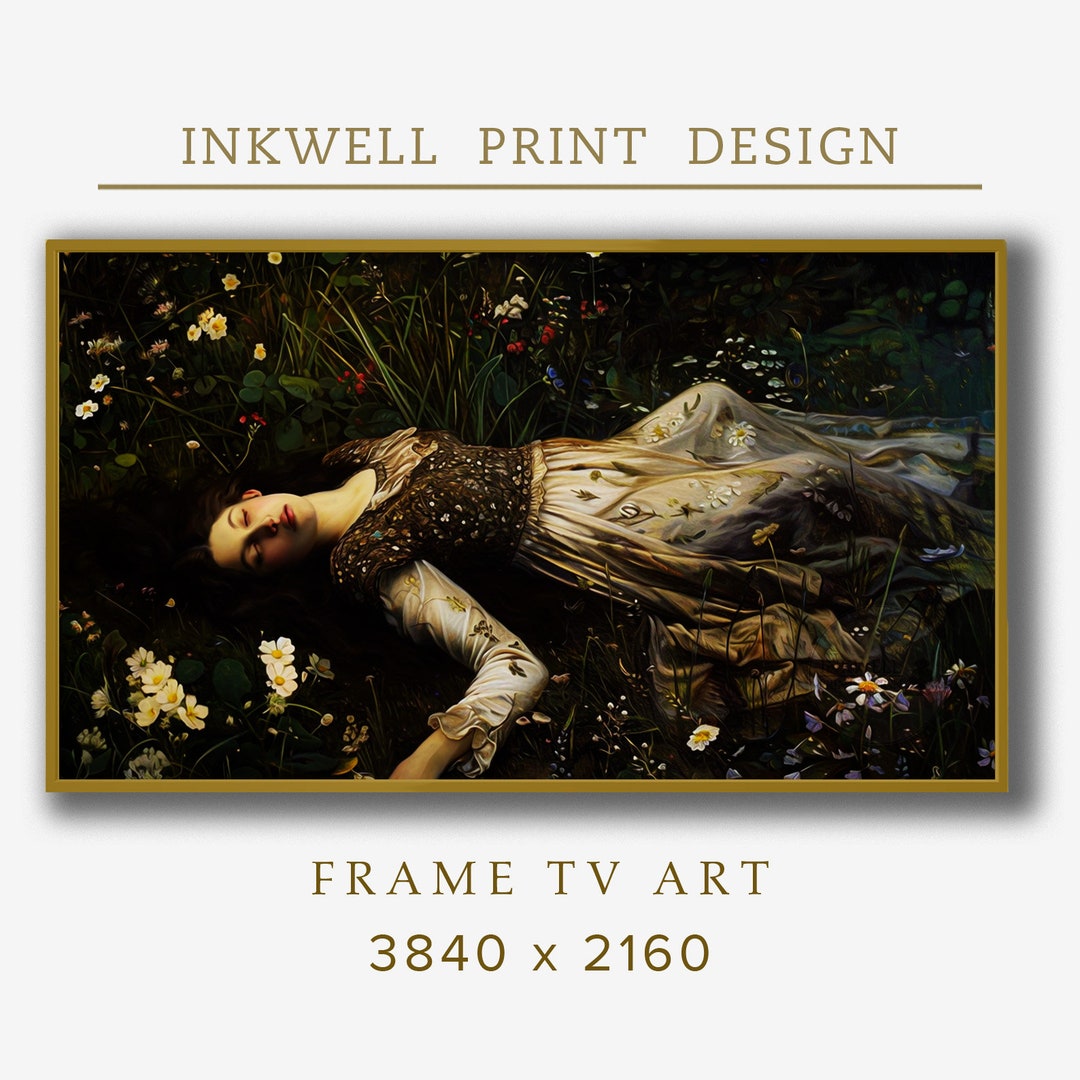 Ophelia Frame TV Art, Ophelia Painting, Figure Art, Historical Art ...