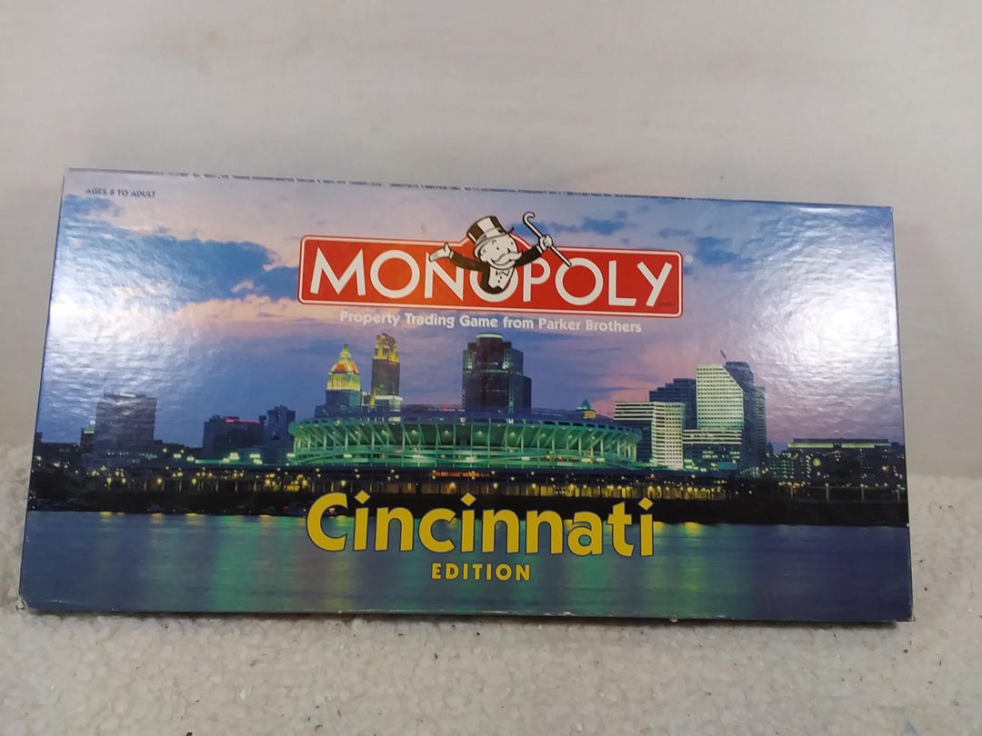 Vintage 1998 Monopoly Cincinnati Edition Board Game - Etsy