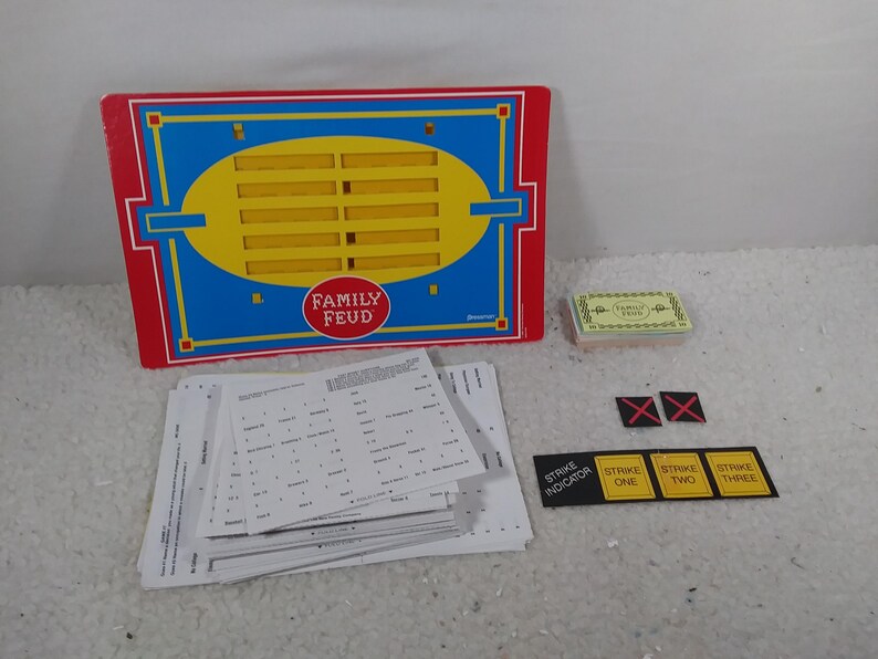 Vintage 1977 Family Feud Board Game - Etsy
