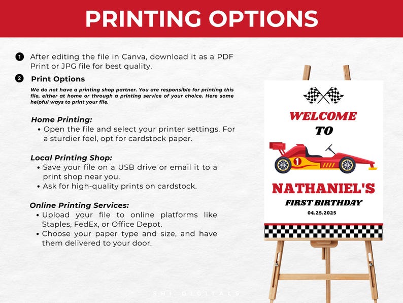 Fast One Welcome Sign Template FS01 - Etsy