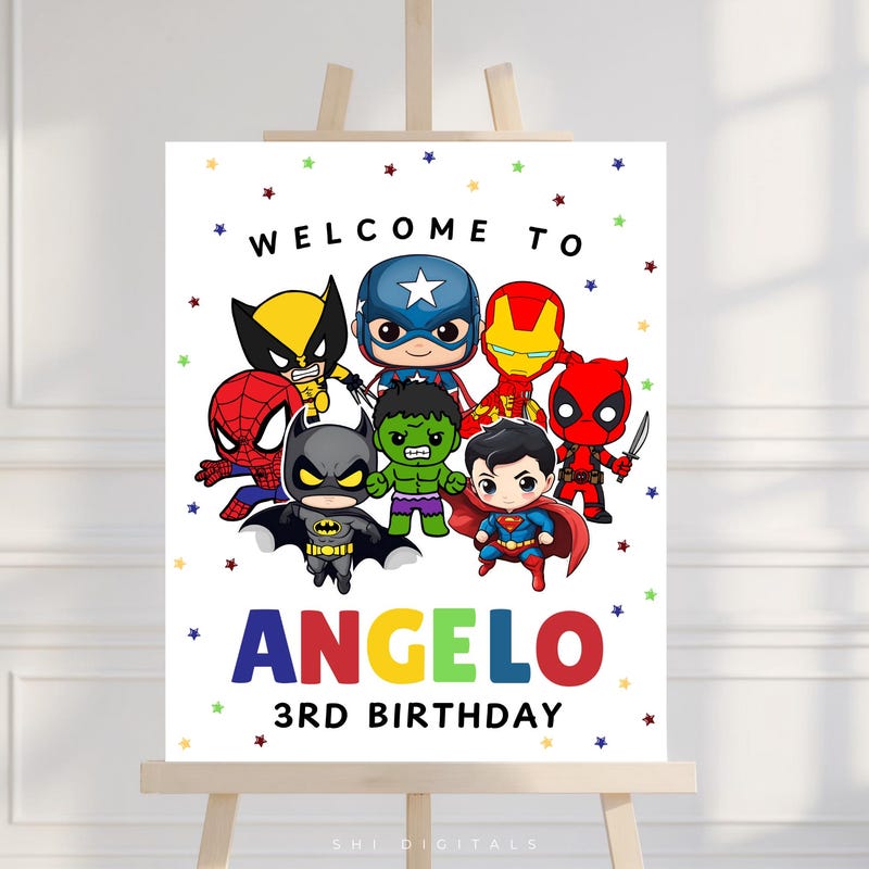 Superhero Welcome - Etsy