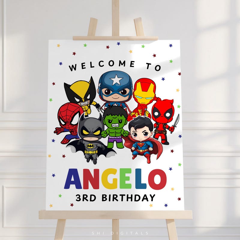 Superhero Welcome - Etsy