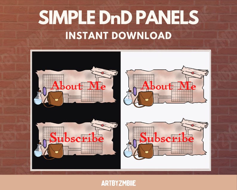 Simple Dnd Panels / Dungeon and Dragons / Medieval / PREMADE Panels for ...