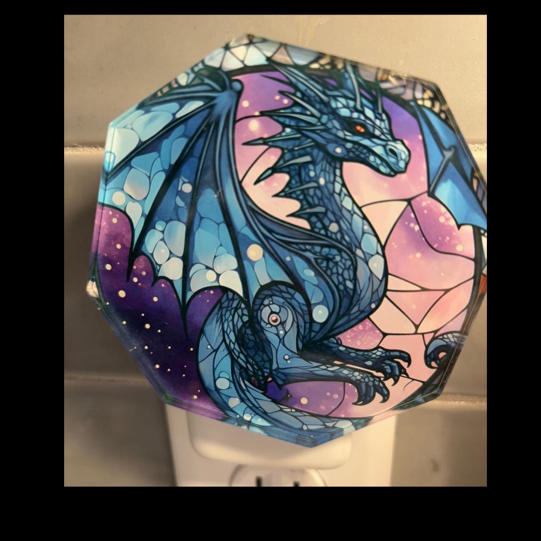 Whimsical Dragon Nightlight, Dragon Nightlight, Dragon Light ...