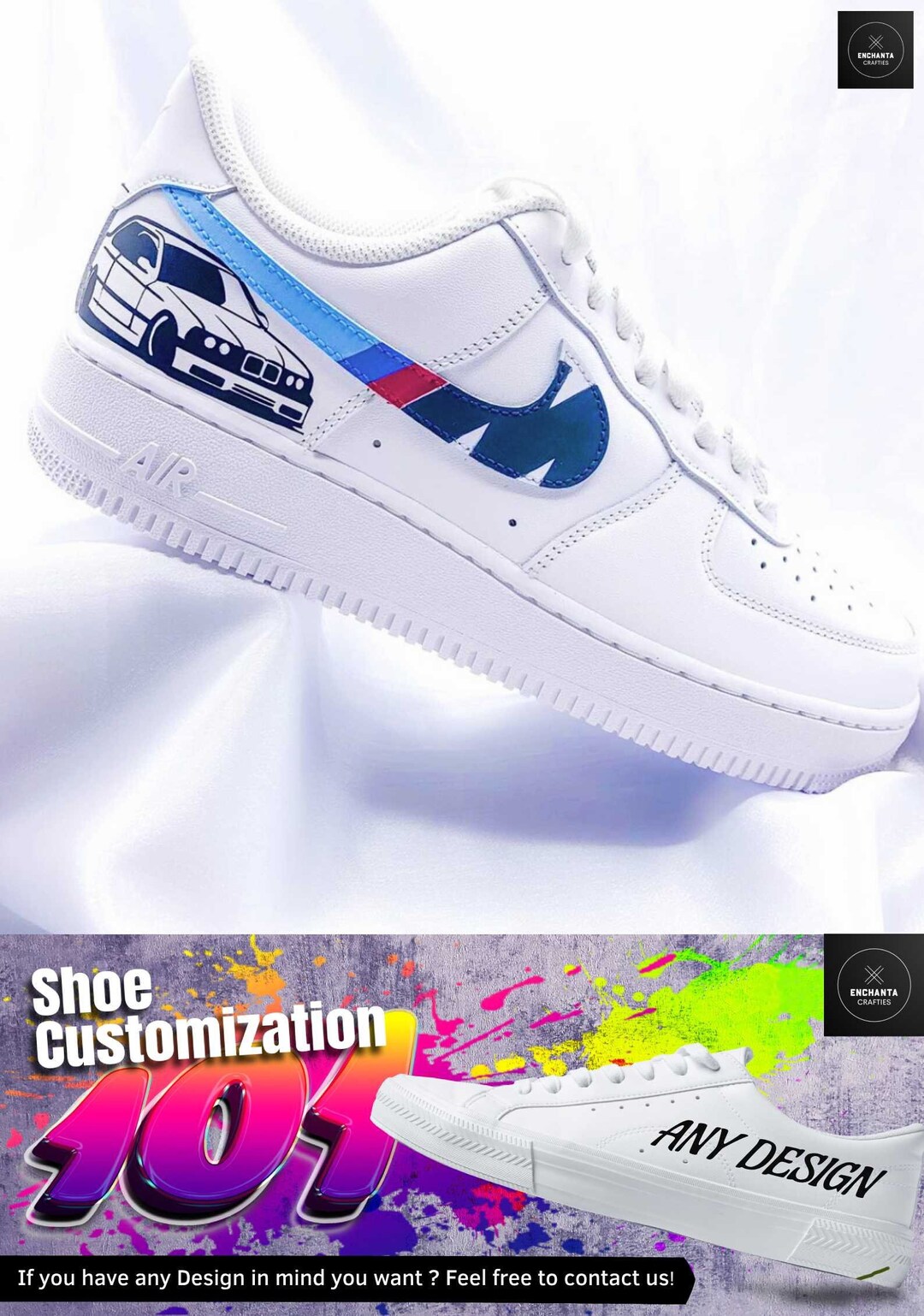Custom Bmw's Car Fans Air Force 1 Design, Custom Air Force 1, Custom ...
