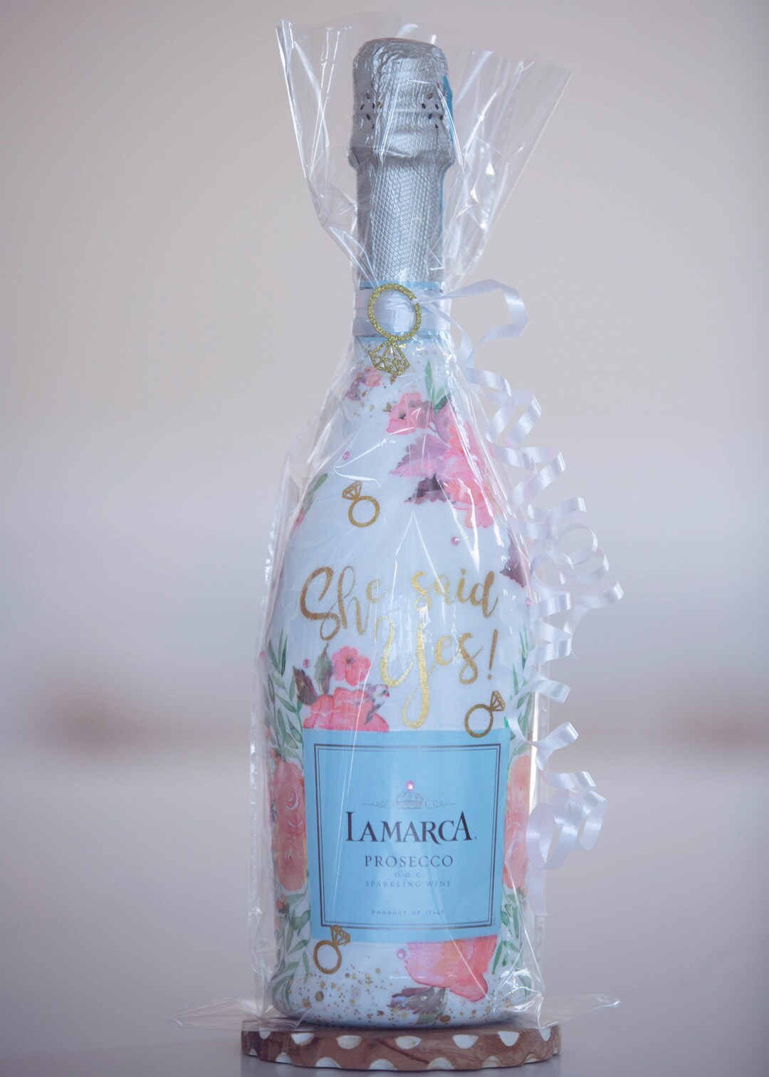 A PROPER she Said Yes Engagement Bottle, Engagement Photos ...