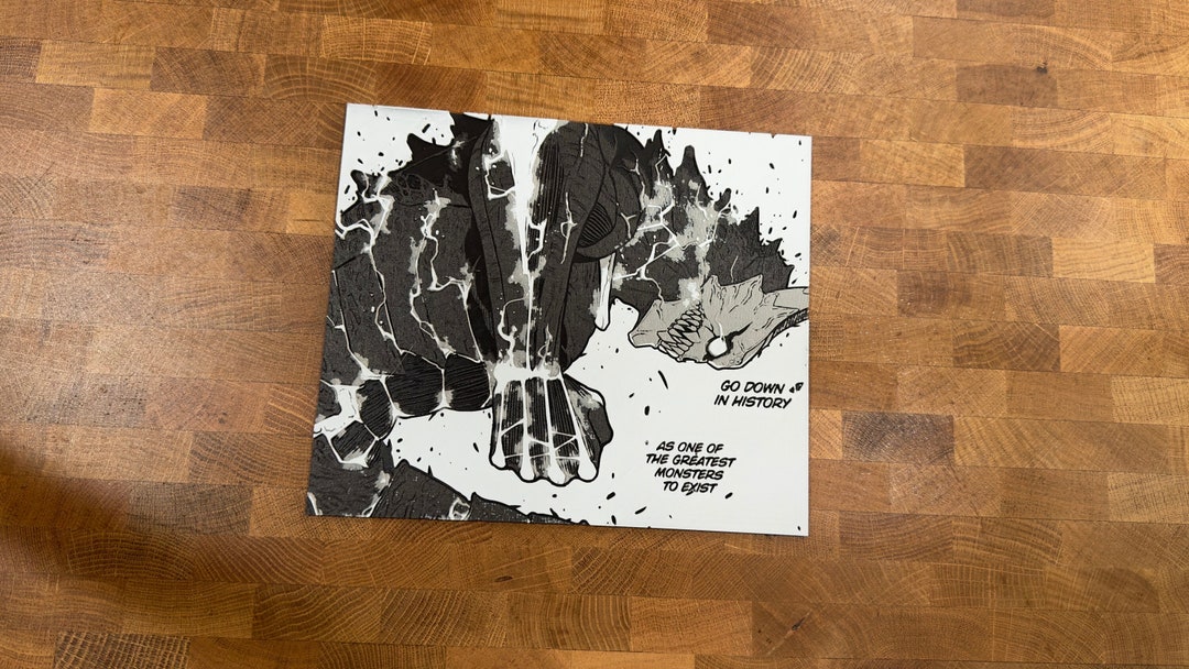 Kaiju No 8 3D Art Poster Print Kaiju 8 Best Monster - Etsy