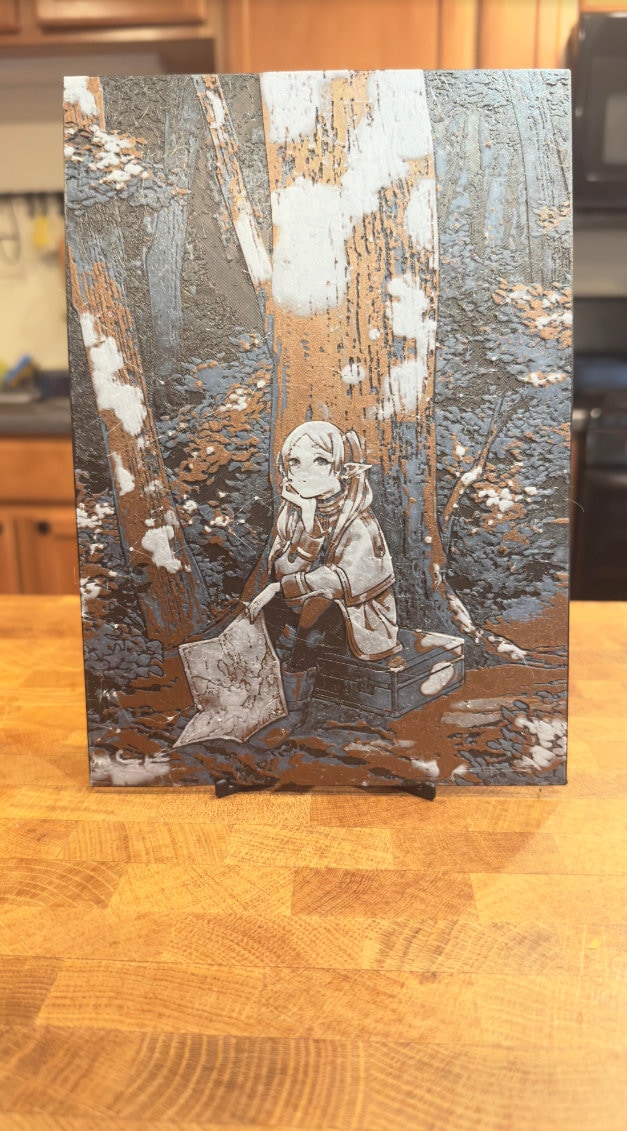 Frieren Chapter 2 Cover Metallic 3D Poster - Etsy