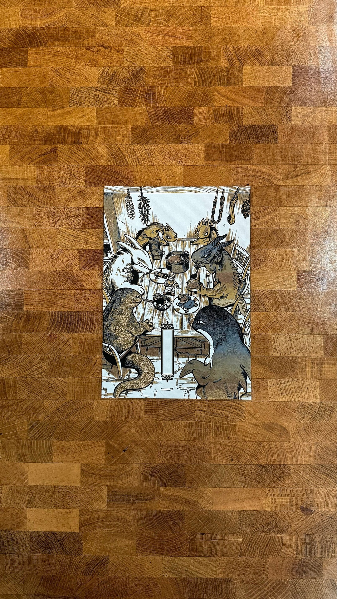 Dungeon Meshi Feasted Metallic 3D Poster Art Print Marcille Senshi ...