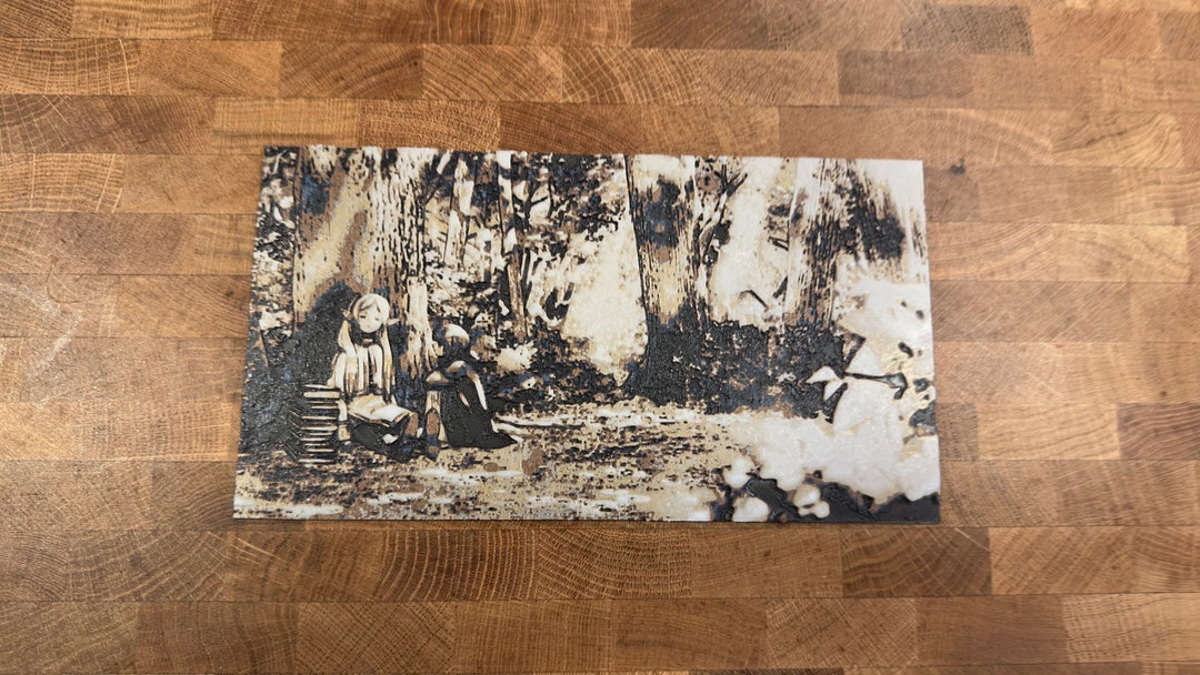 Frieren Sleeping Metallic 3D Poster Print Artwork Print - Etsy