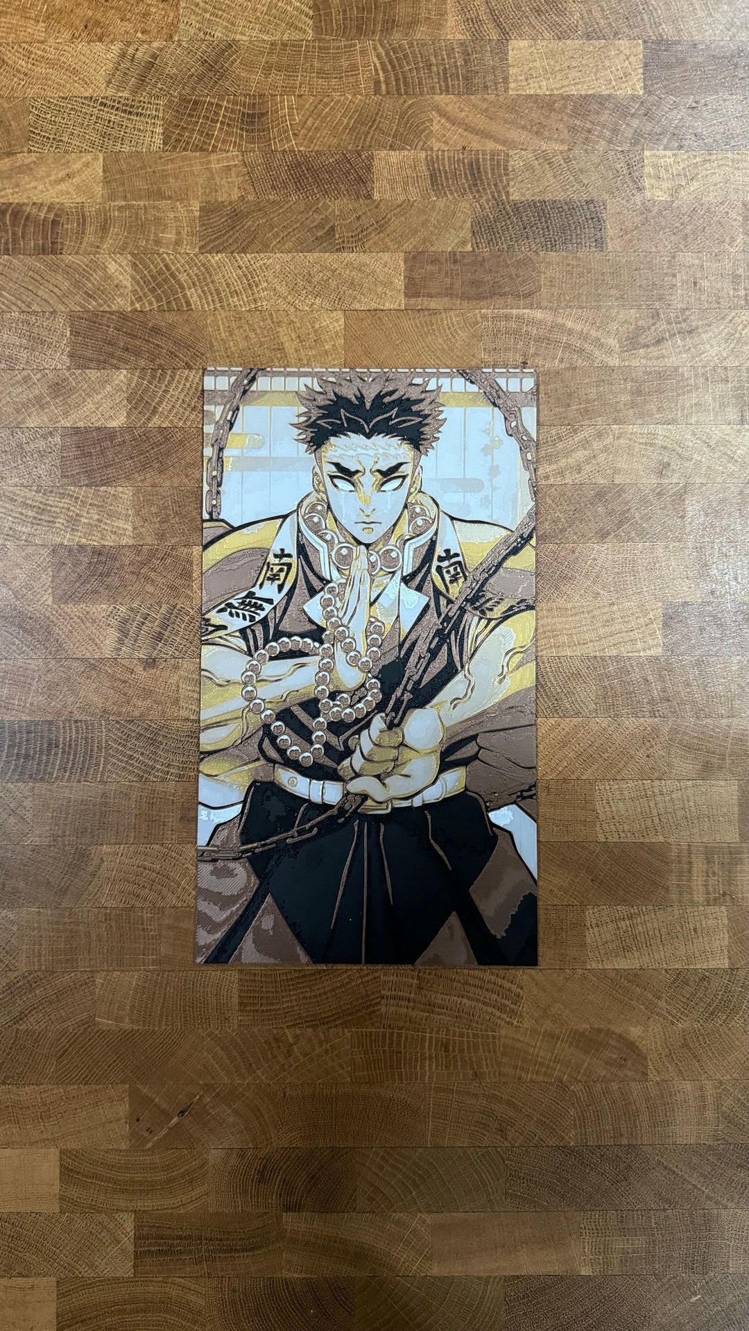 Stone Hashira 3D Poster - Etsy