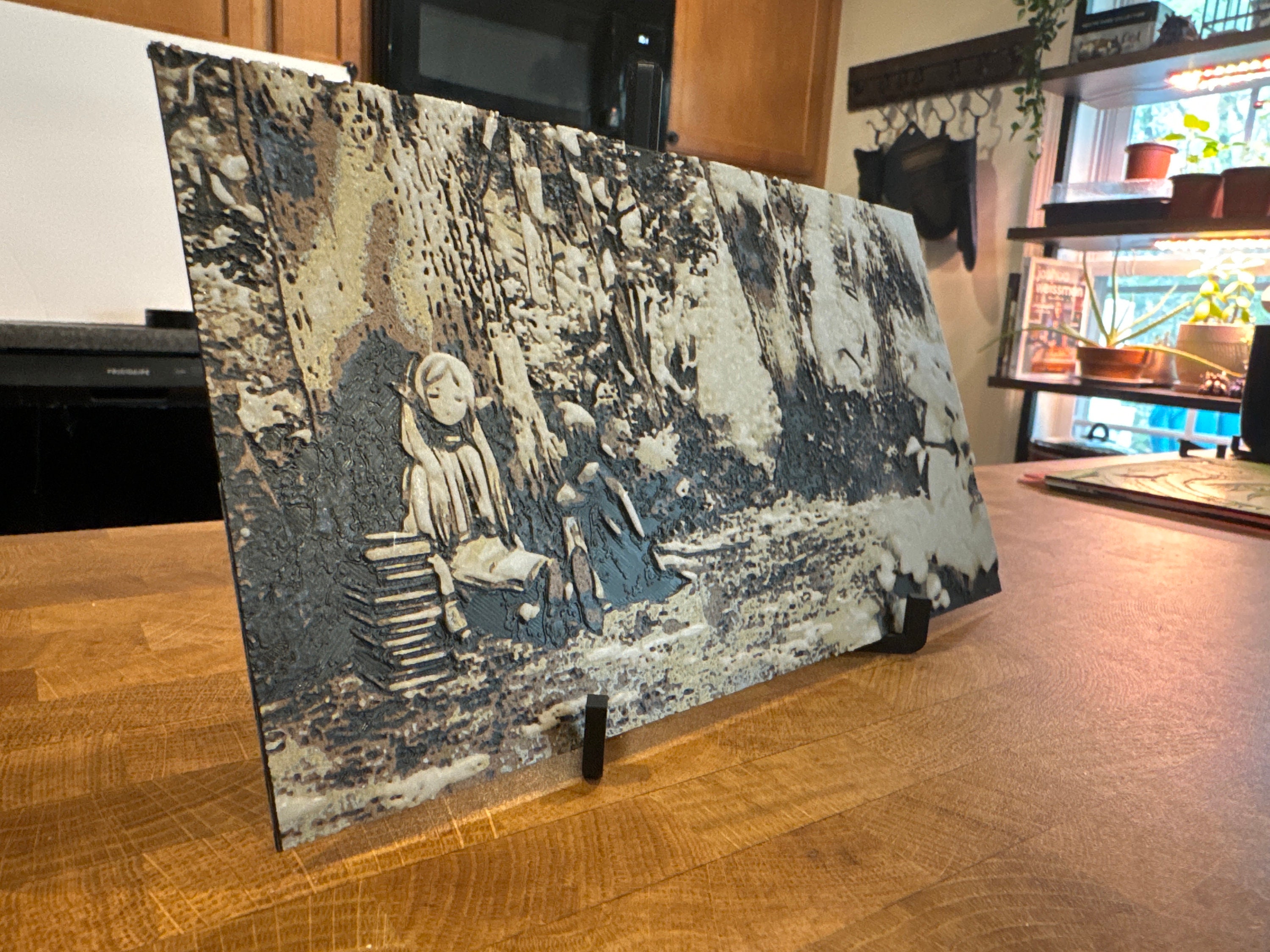 Frieren Sleeping Metallic 3D Poster Print Artwork - Etsy