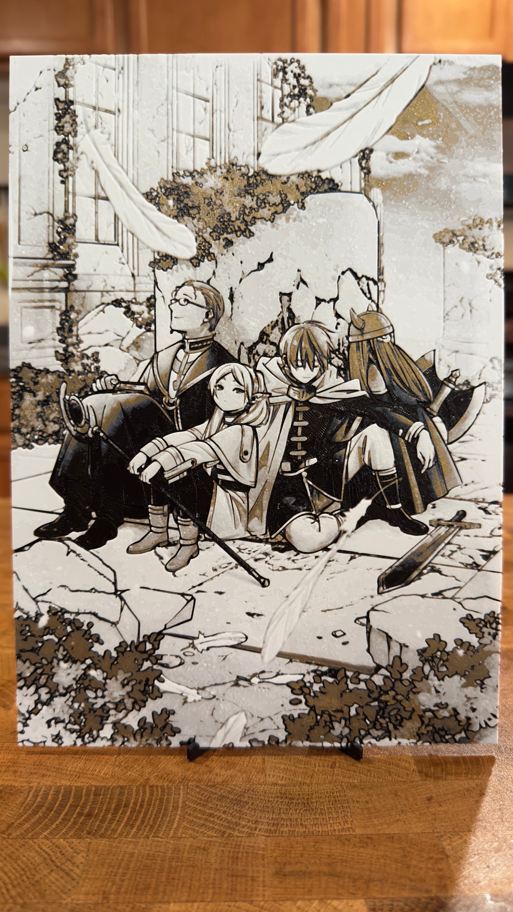 Frieren Volume 1 Cover Metallic 3D Poster - Etsy