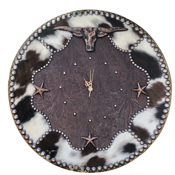 Large Western Wall Clock - Etsy