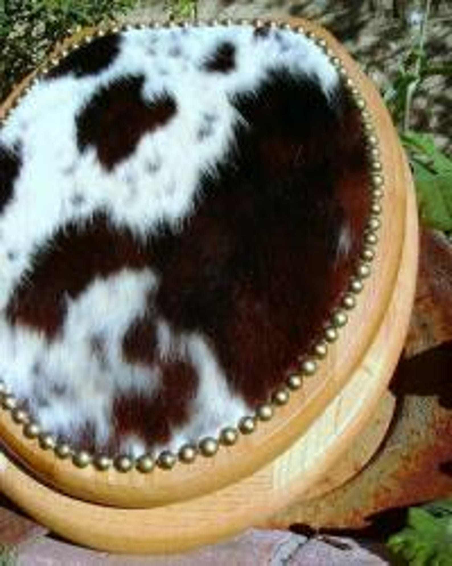 Classic Plain & Simple Cowboy Cowhide Solid Oak Toilet Seat Western ...