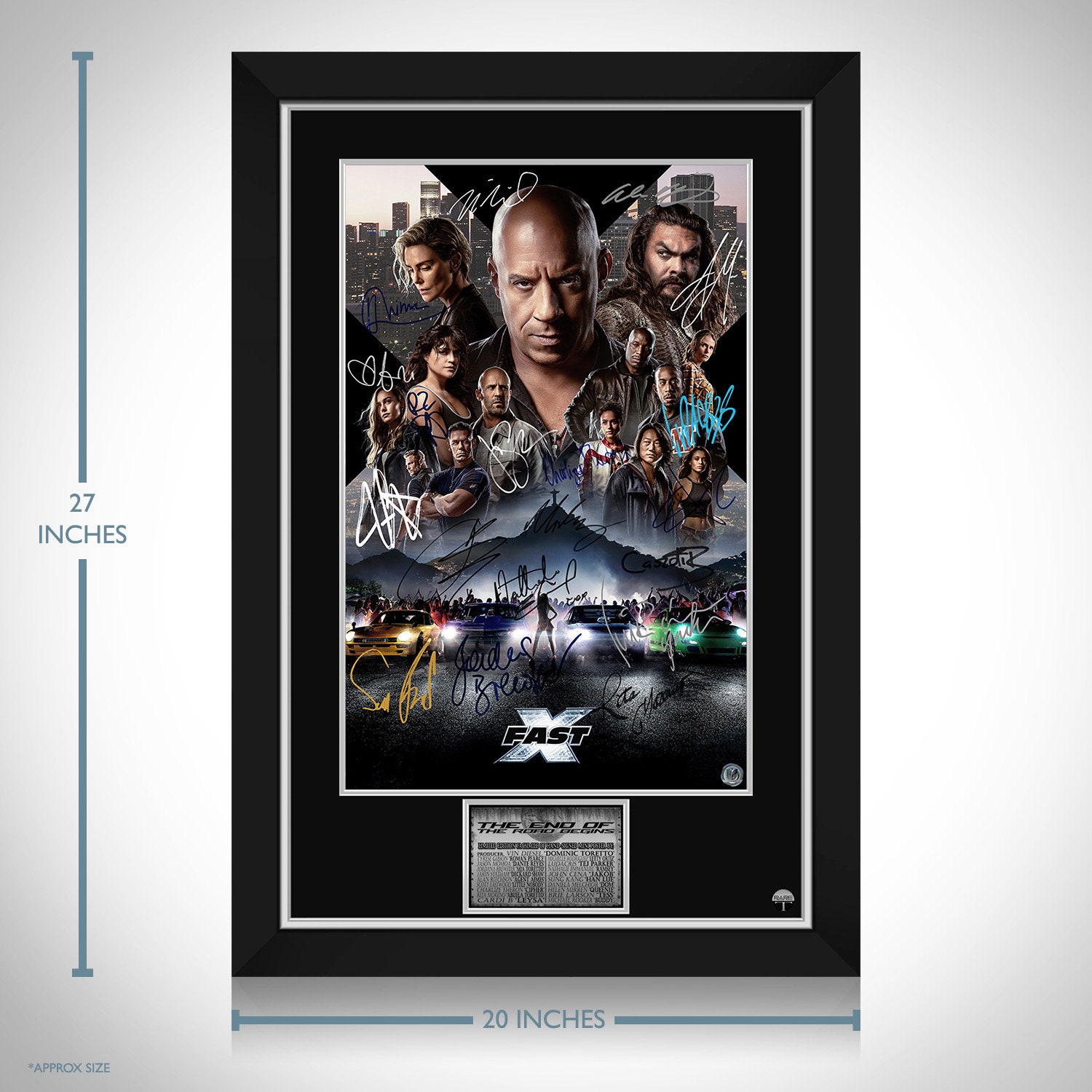 Fast X Mini Poster Limited Signature Edition Custom Frame - Etsy