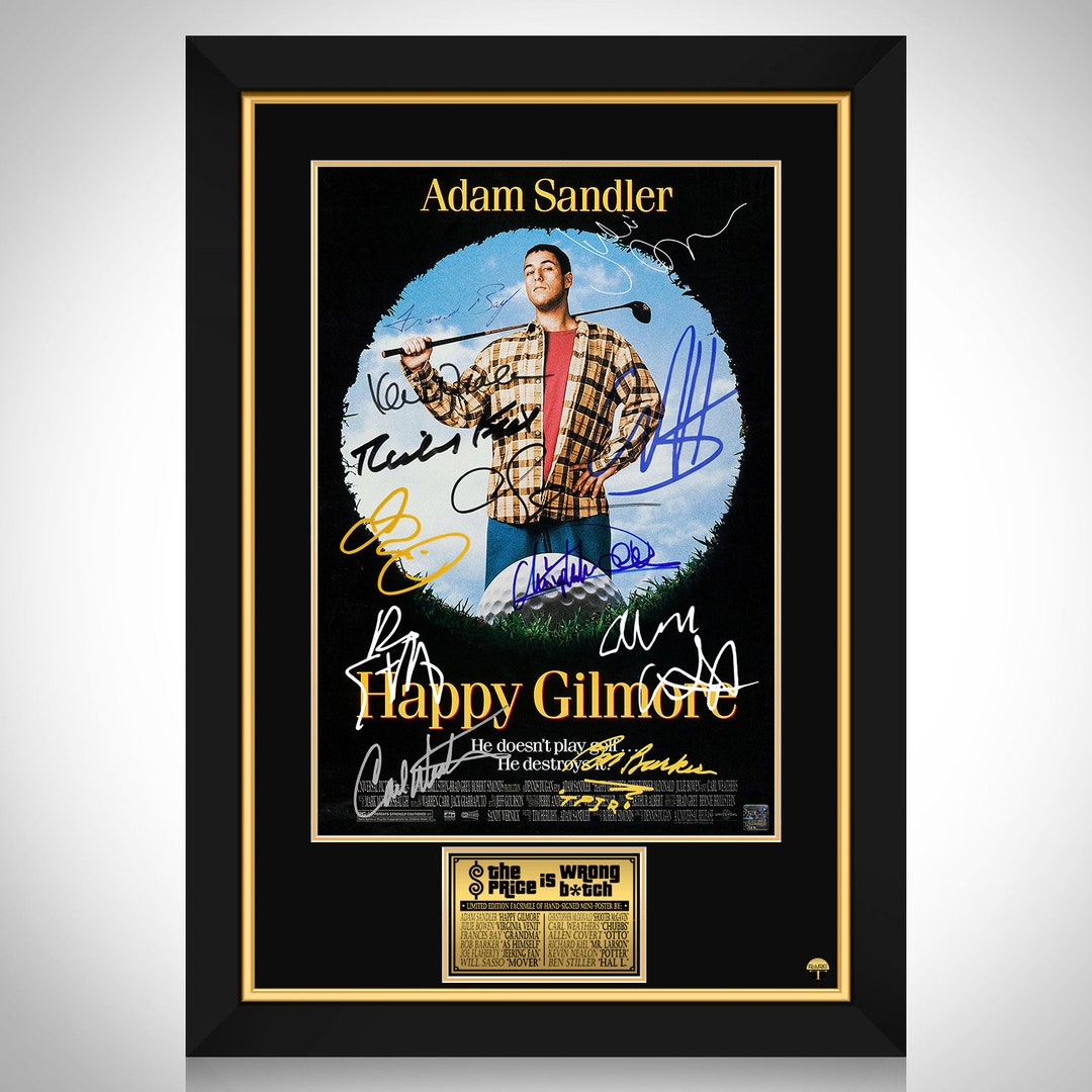Happy Gilmore Mini Poster Limited Signature Edition Studio Licensed ...