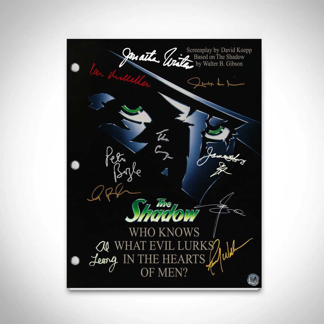 The Shadow Script Limited Signature Edition - Etsy
