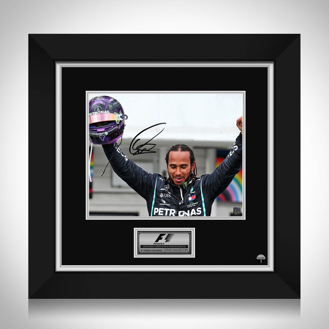 Lewis Hamilton Formula 1 Champion Photo Limited Signature Edition ...