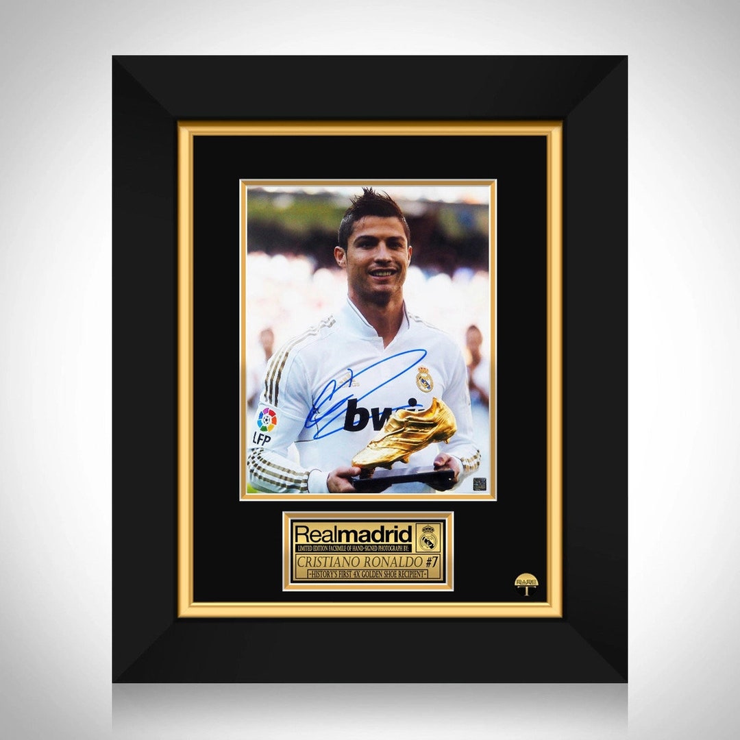 Cristiano Ronaldo Golden Shoe Photo Limited Signature Edition Custom ...