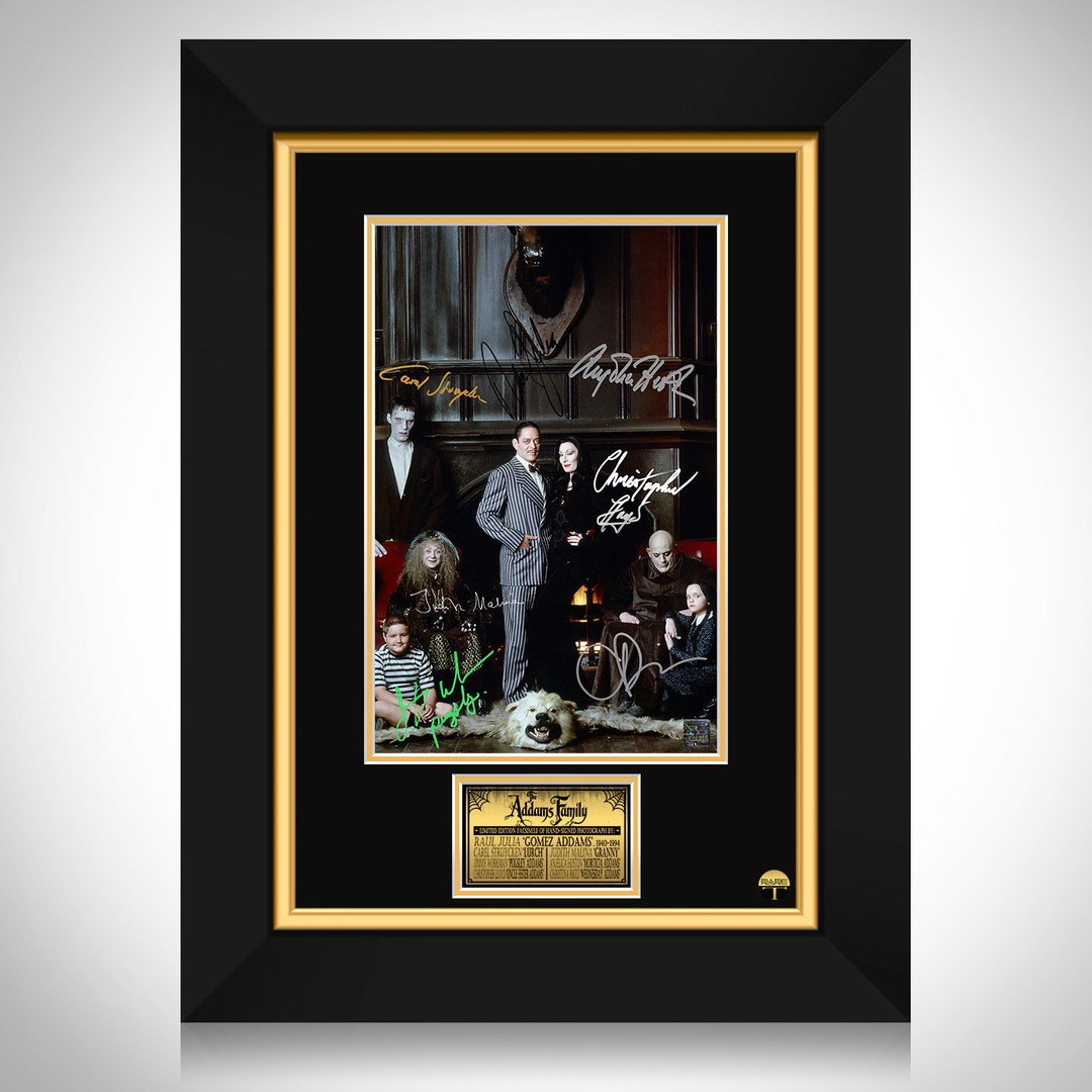 Addams Family Photo Limited Signature Edition Custom Frame - Etsy