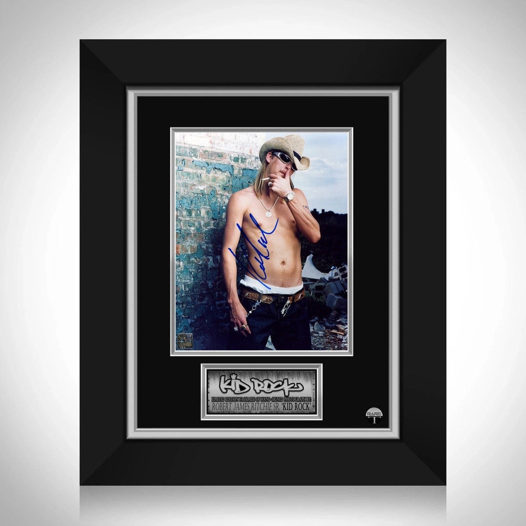 Kid Rock Limited Signature Edition Studio Licensed Photo Custom Frame - Etsy