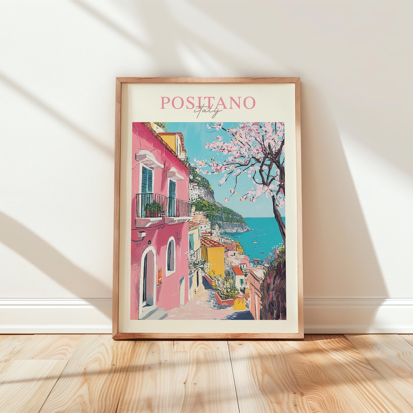Positano Italy Wall Art, Positano Prints, Positano Landscape, Travel ...
