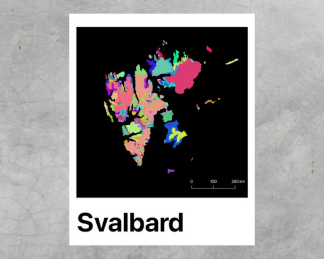 Geological Map of Svalbard, Digital Download Geological Map Svalbard ...
