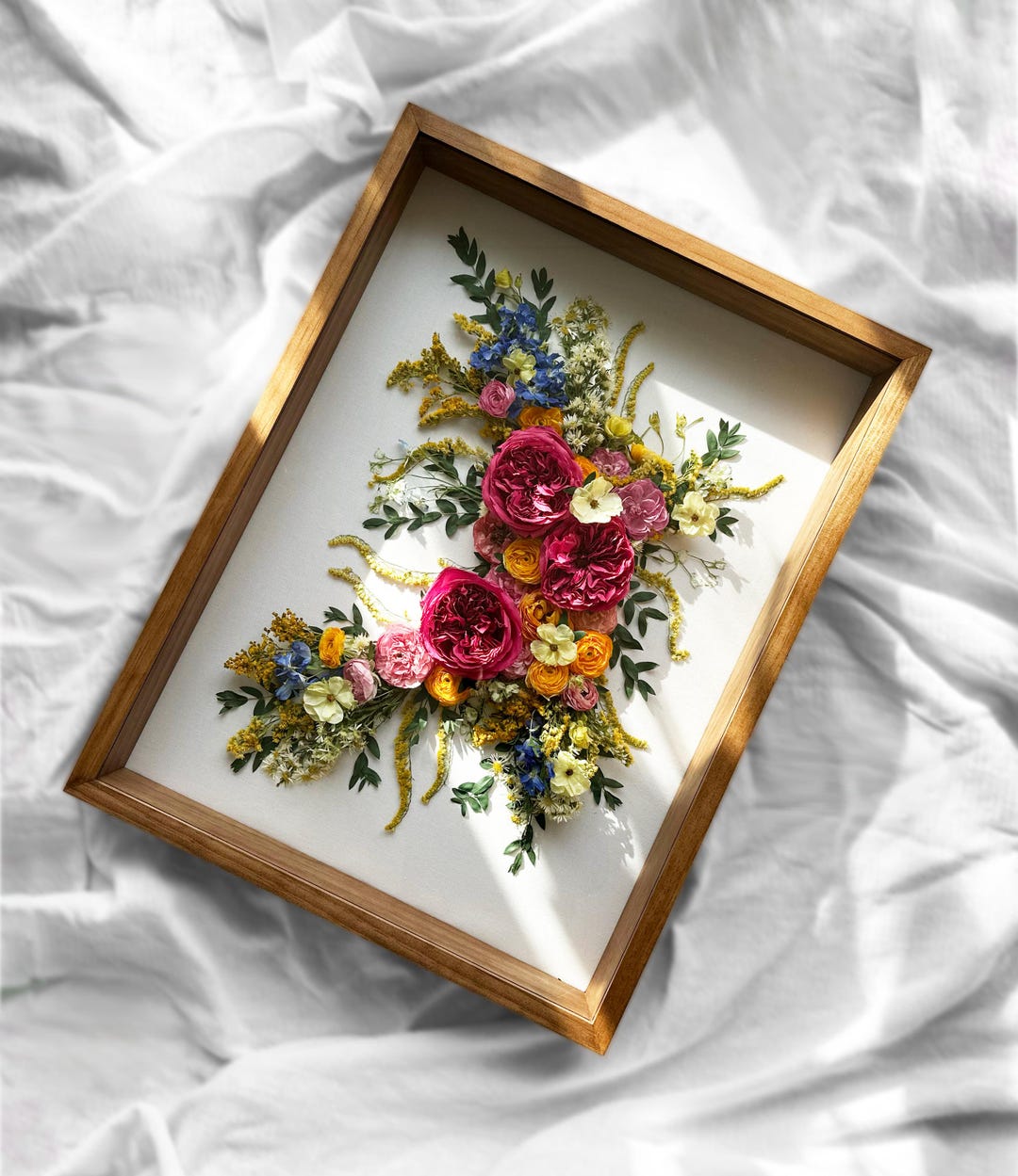 Wedding Flower Preservation Shadow Box: Custom 3D Floral Preservation ...
