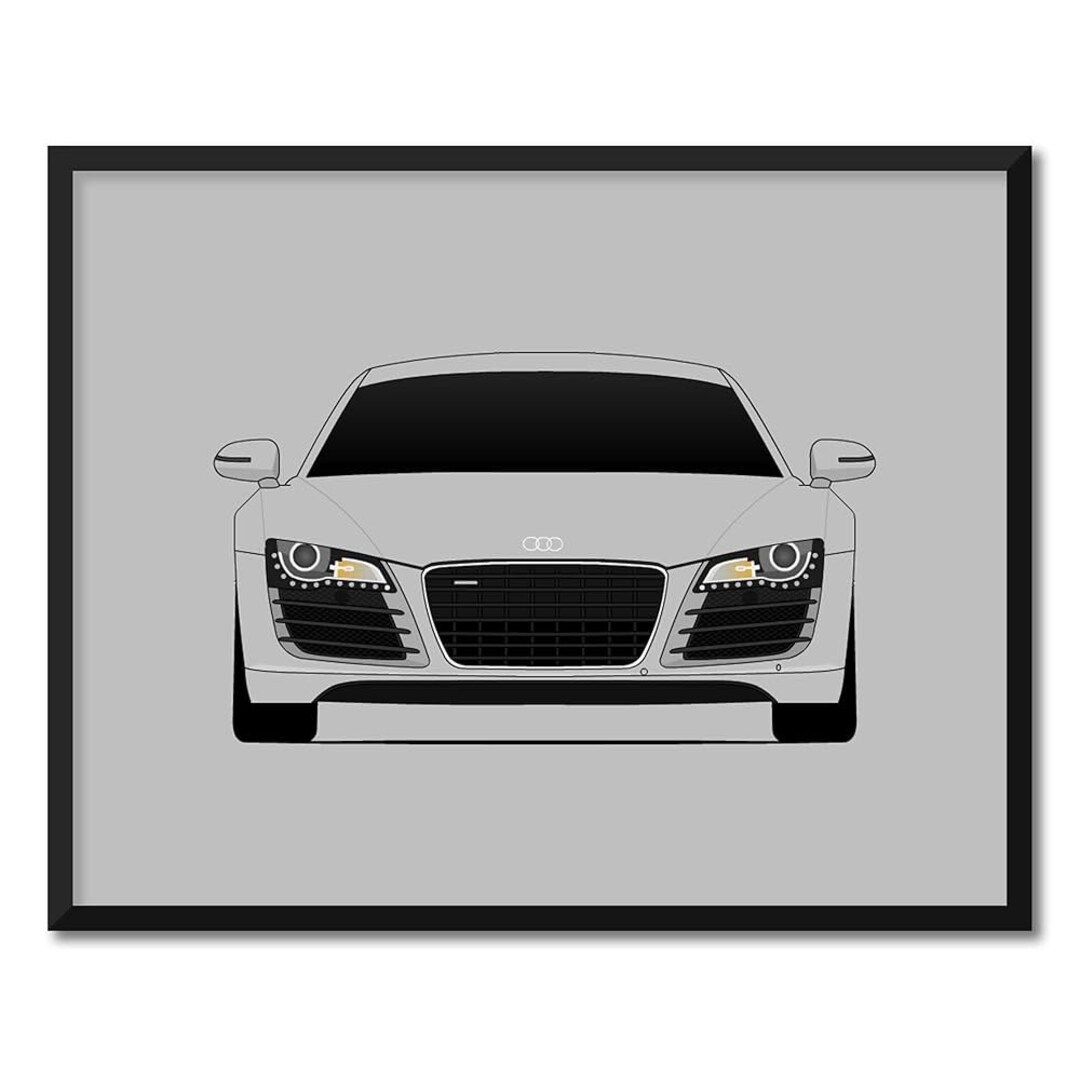 Audi R8 Poster - Etsy