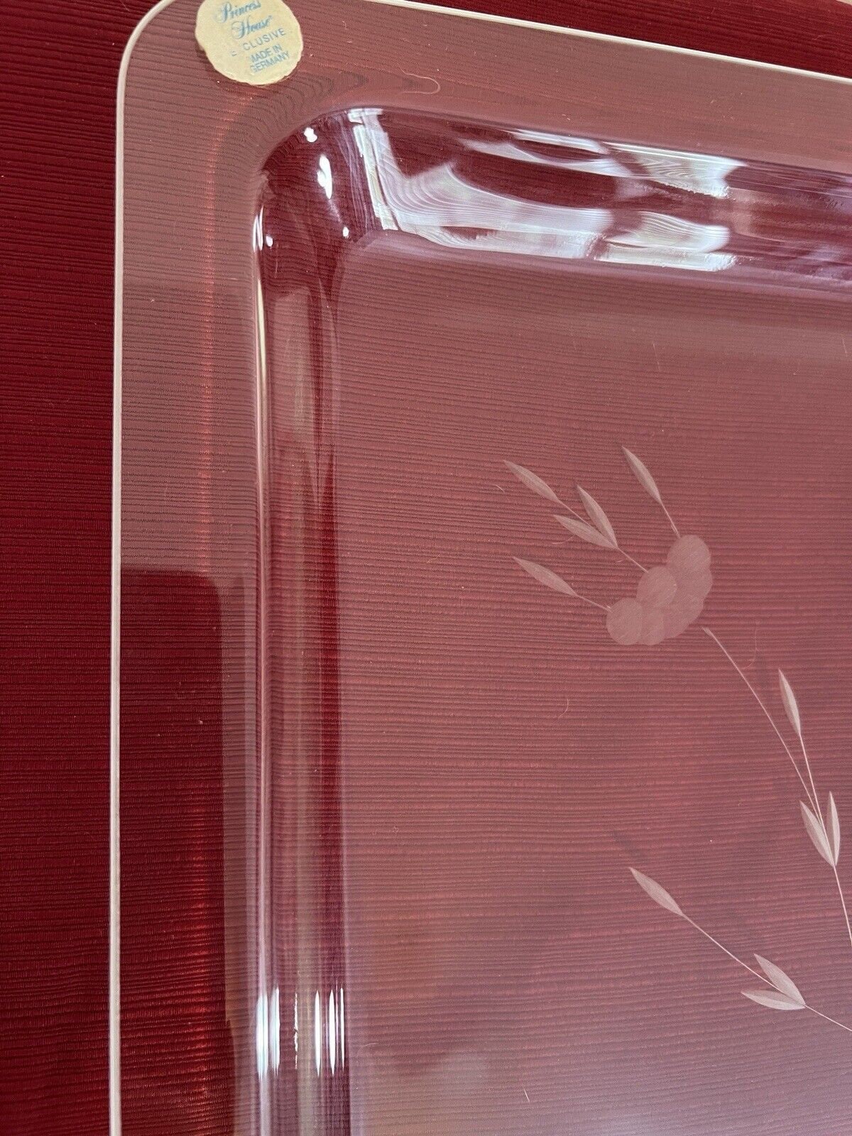 New Princess House Princess Heritage Crystal Baking Warming Serving ...