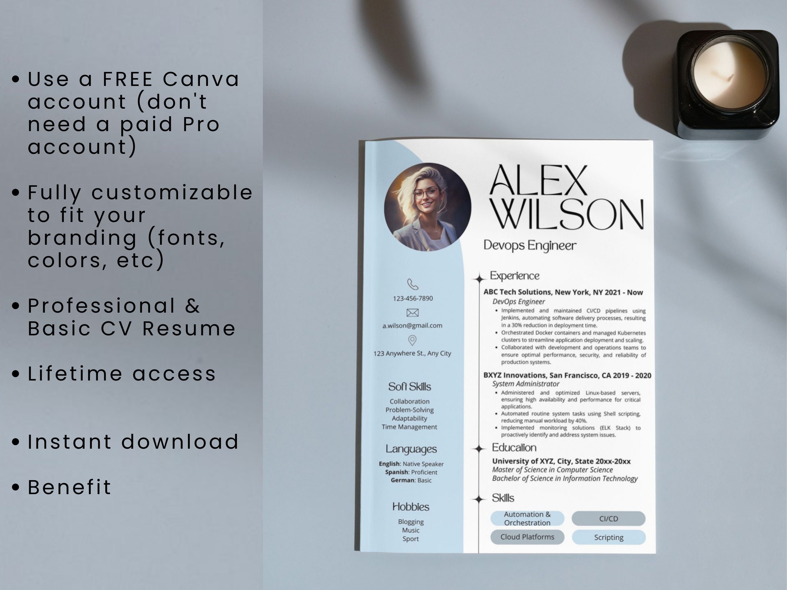 Crafted Resume Templates: Basic & Professional Packages - Etsy