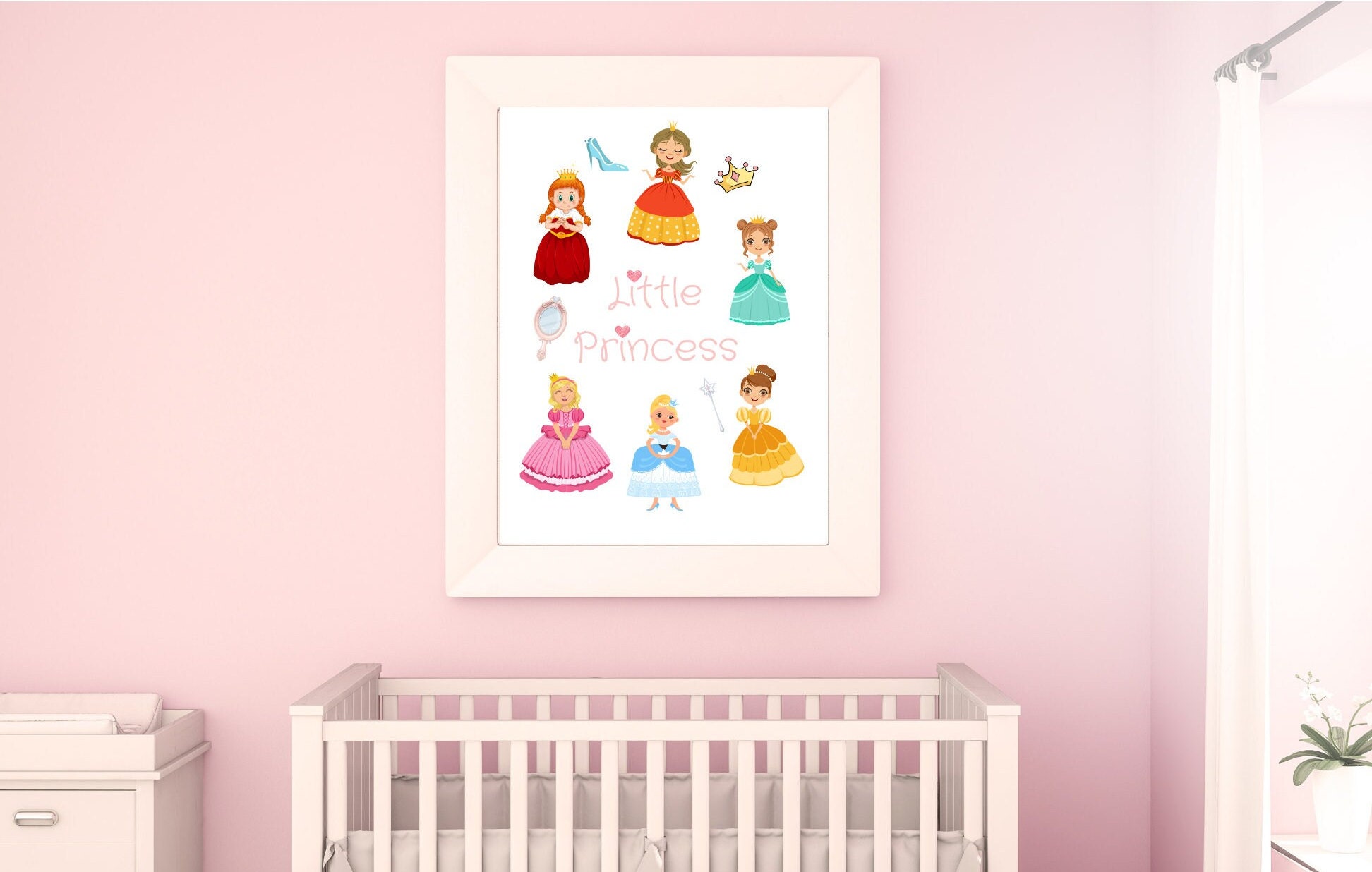 Little Princess Wall Art, Digital File, Instant Download, Girl's Room ...